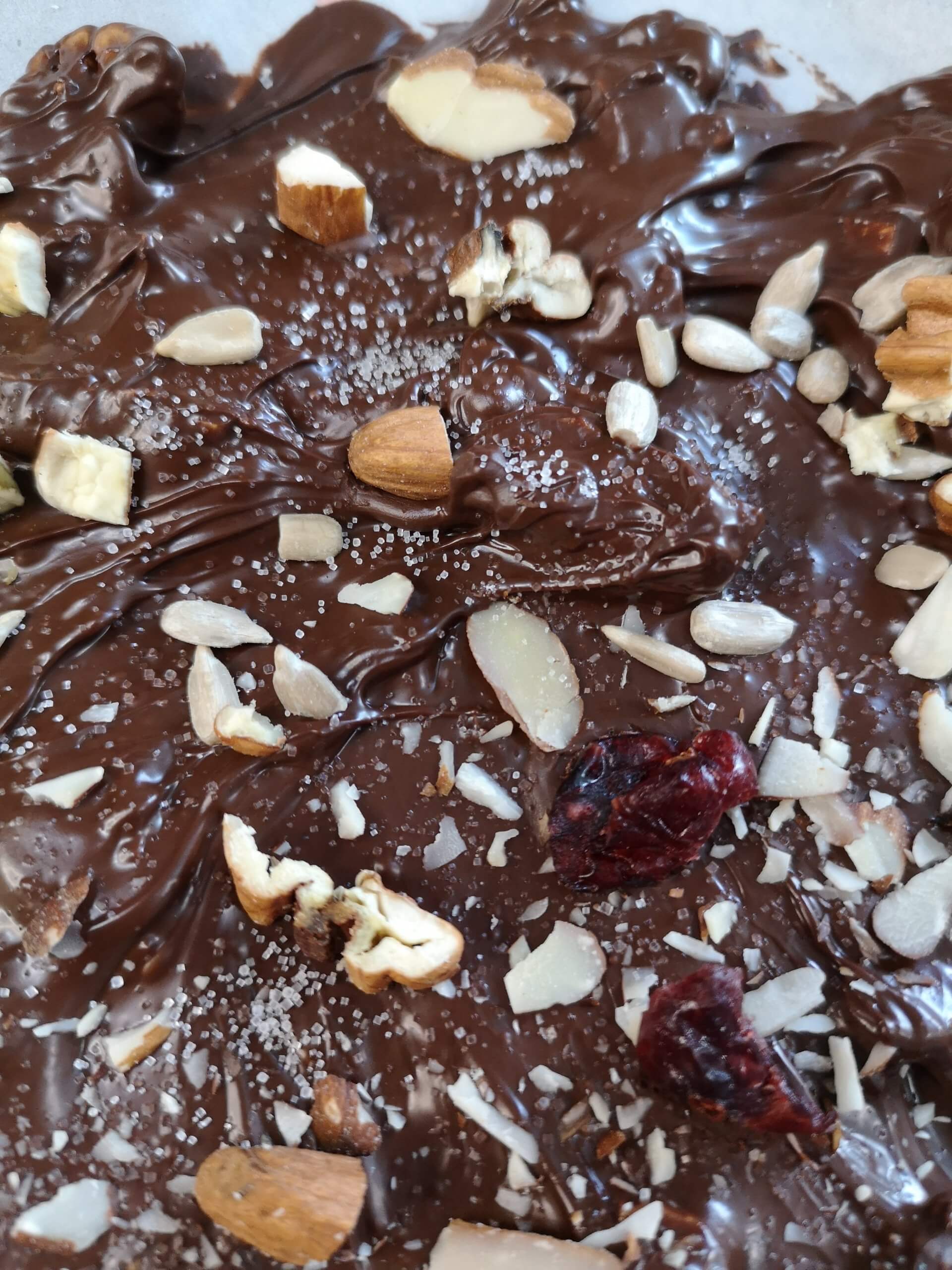 Chocolate con Sal y Nueces - Sana y Hermosa